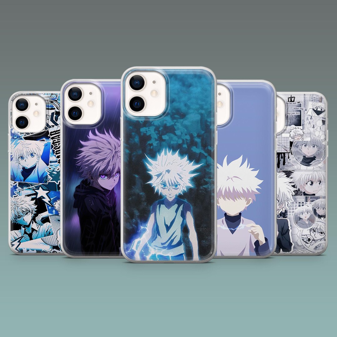 Killua Zoldyck Phone Case Hunter X Hunter Anime Cover for iPhone 16, 15 ...