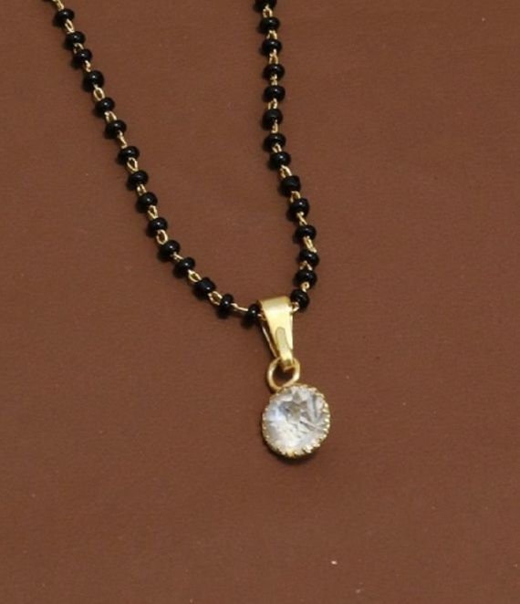 Simple Diamond Mangalsutra