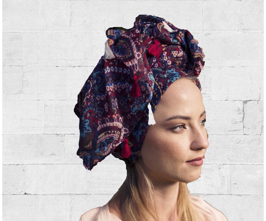 Gorgeous Headcover Tichel Head Covering Jewish Headcovering - Etsy