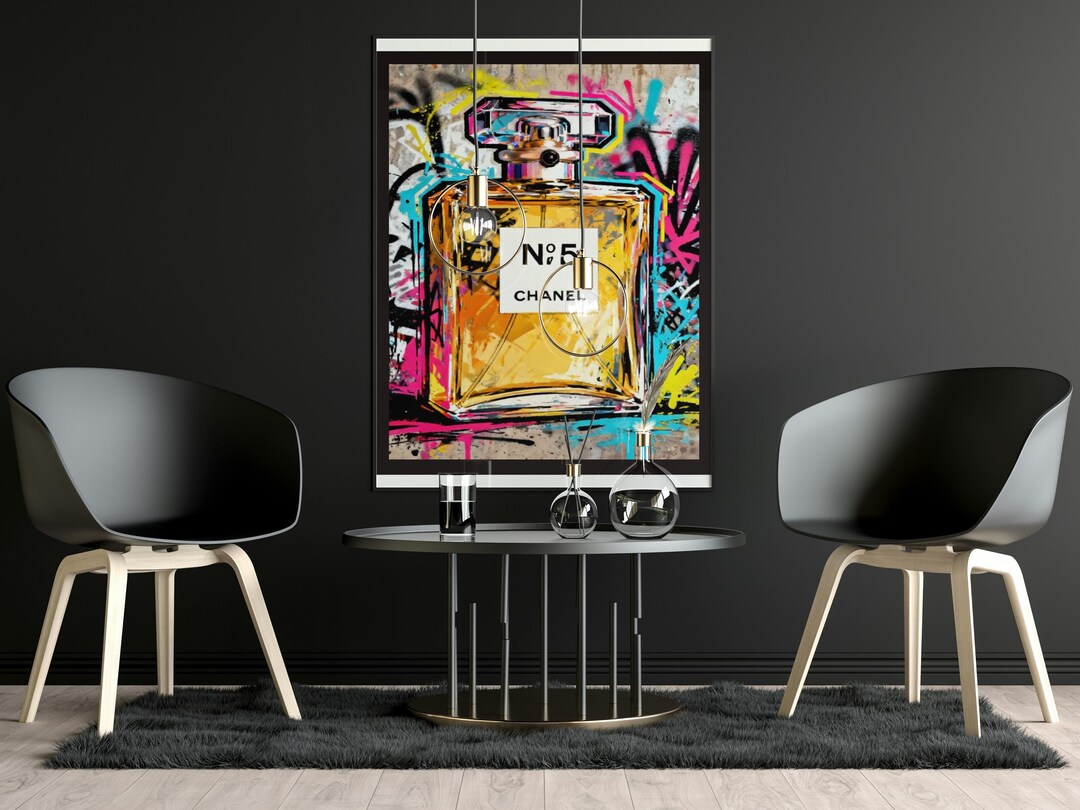 Perfume Graffiti Art Print: Modern Pop Poster , Street Style Wall Decor ...