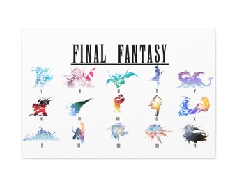 Final Fantasy Logo Art - Etsy