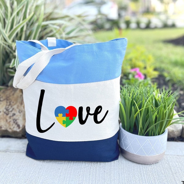 Autism Awareness Bag - Etsy