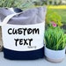 Personalized Tote Bag, Custom Text Tote Bag, Custom Tote Bag, Great ...