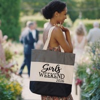 Girls Weekend Tote Bag, Besties Trip Gift Bag, Girls Traveler Gift Bag ...