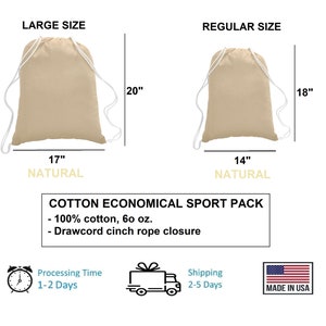 Promotional Drawstring Cotton Bag, Promotional Drawstring Backpack ...