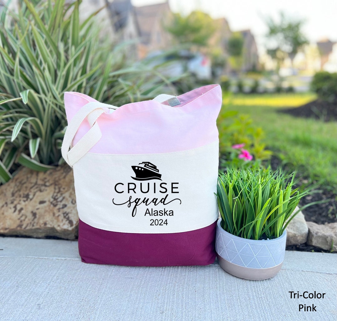 Personalized Cruise Tote Bag, Custom Cruise Squad 2024tote Bag, Alaska ...