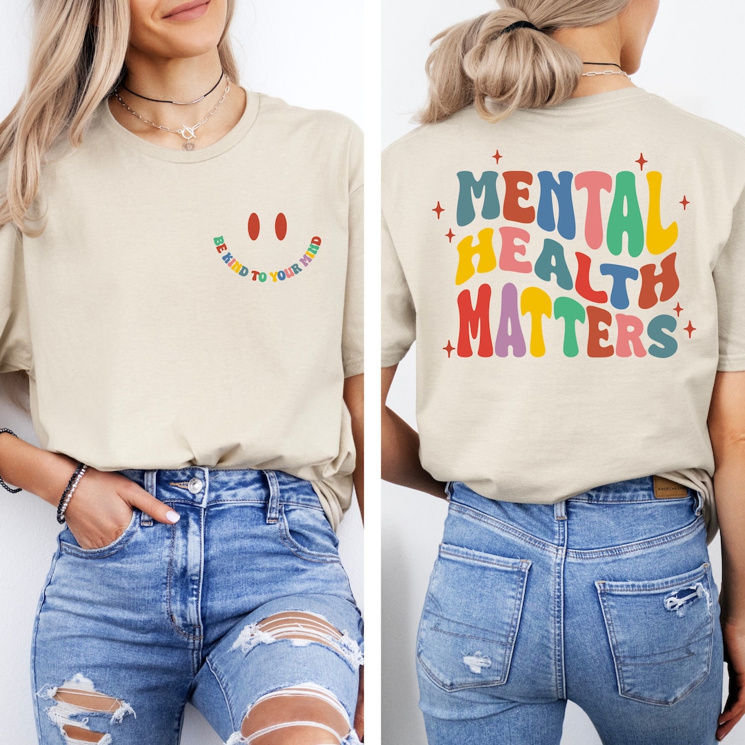Mental Health Shirt, Mental Health Matters Shirt, Anxiety Shirt, Recreational Therapy Shirt ...