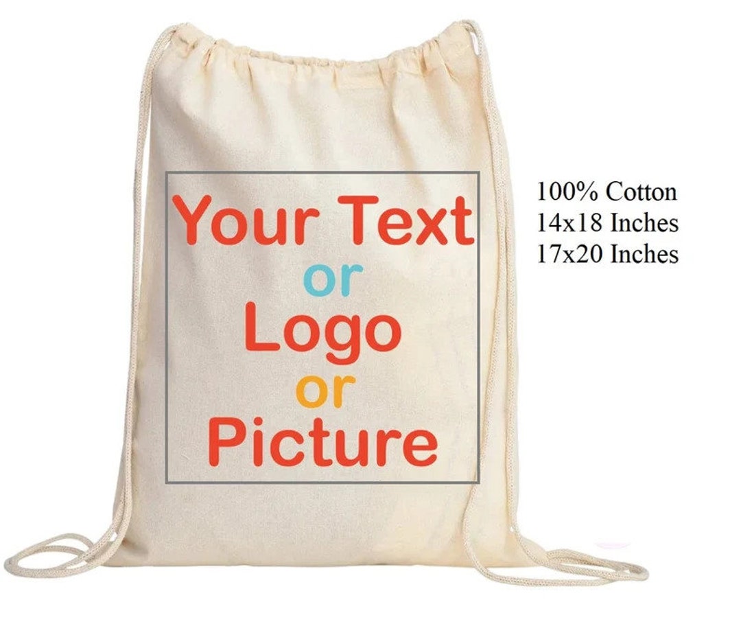 Promotional Drawstring Cotton Bag, Promotional Drawstring Backpack ...