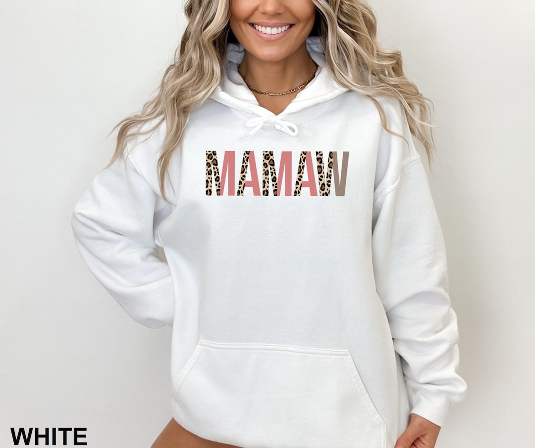 Mamaw Hoodie, Gift for Mamaw, Mamaw Leopard Print Hoodie, Gifts for ...
