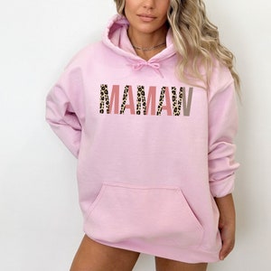 Mamaw Hoodie, Gift for Mamaw, Mamaw Leopard Print Hoodie, Gifts for ...