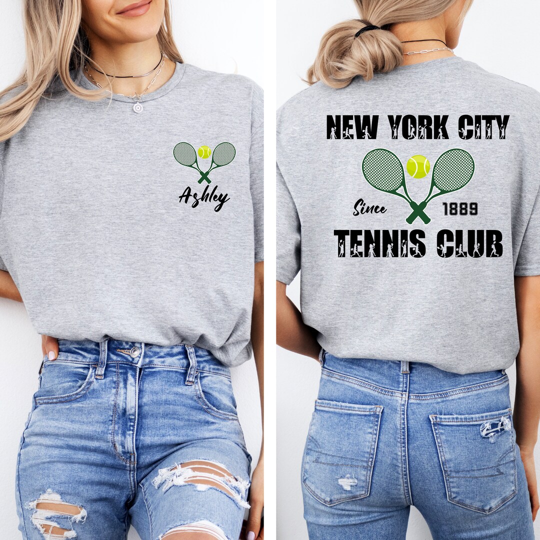 Custom Tennis Club T-shirt, Funny Tennis Shirt, Tennis Player Shirt ...