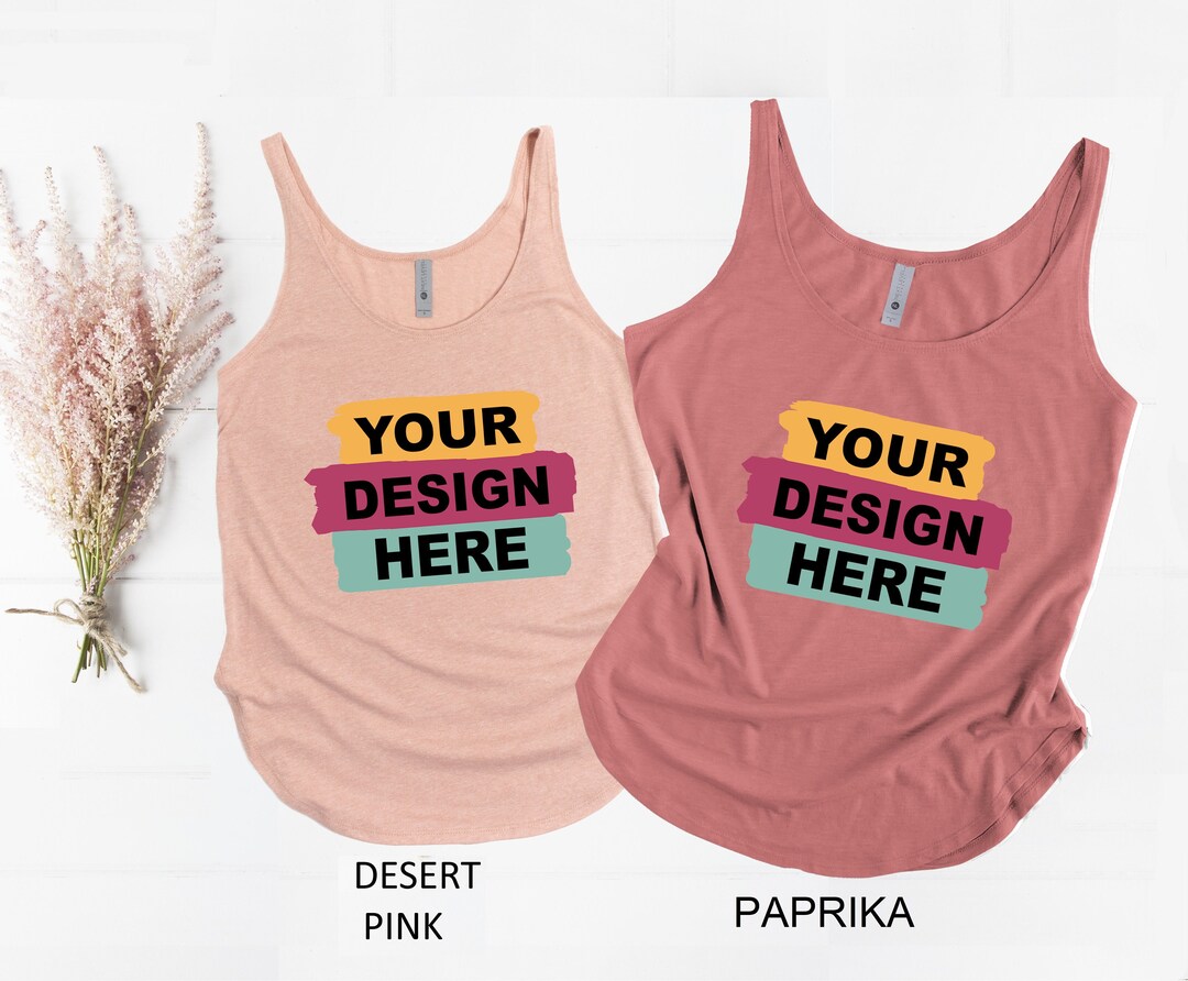 Custom Tank Top, Custom Logo Tank Top, Your Design Here Tank Tops ...
