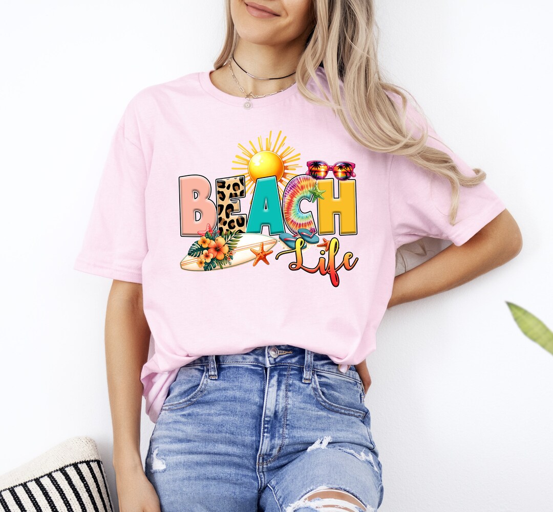 Summer Shirt, Beach Life Shirt, Vacation Shirt, Funny Beach Shirt ...