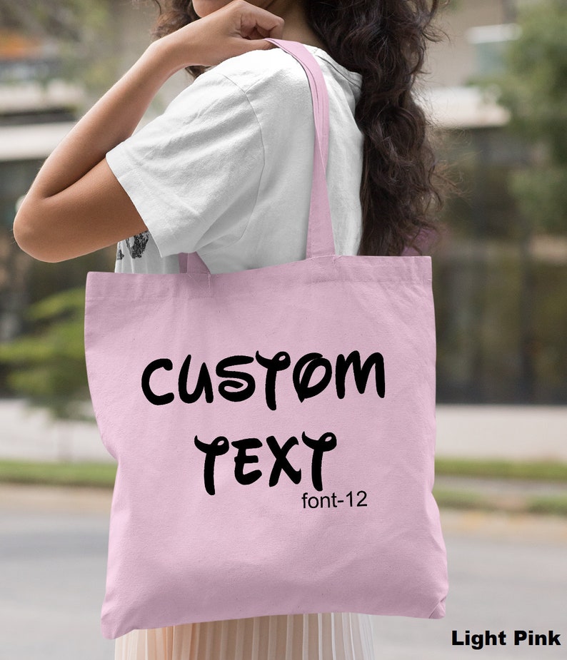 Personalized Tote Bag, Custom Text Tote Bag, Custom Tote Bag, Great ...