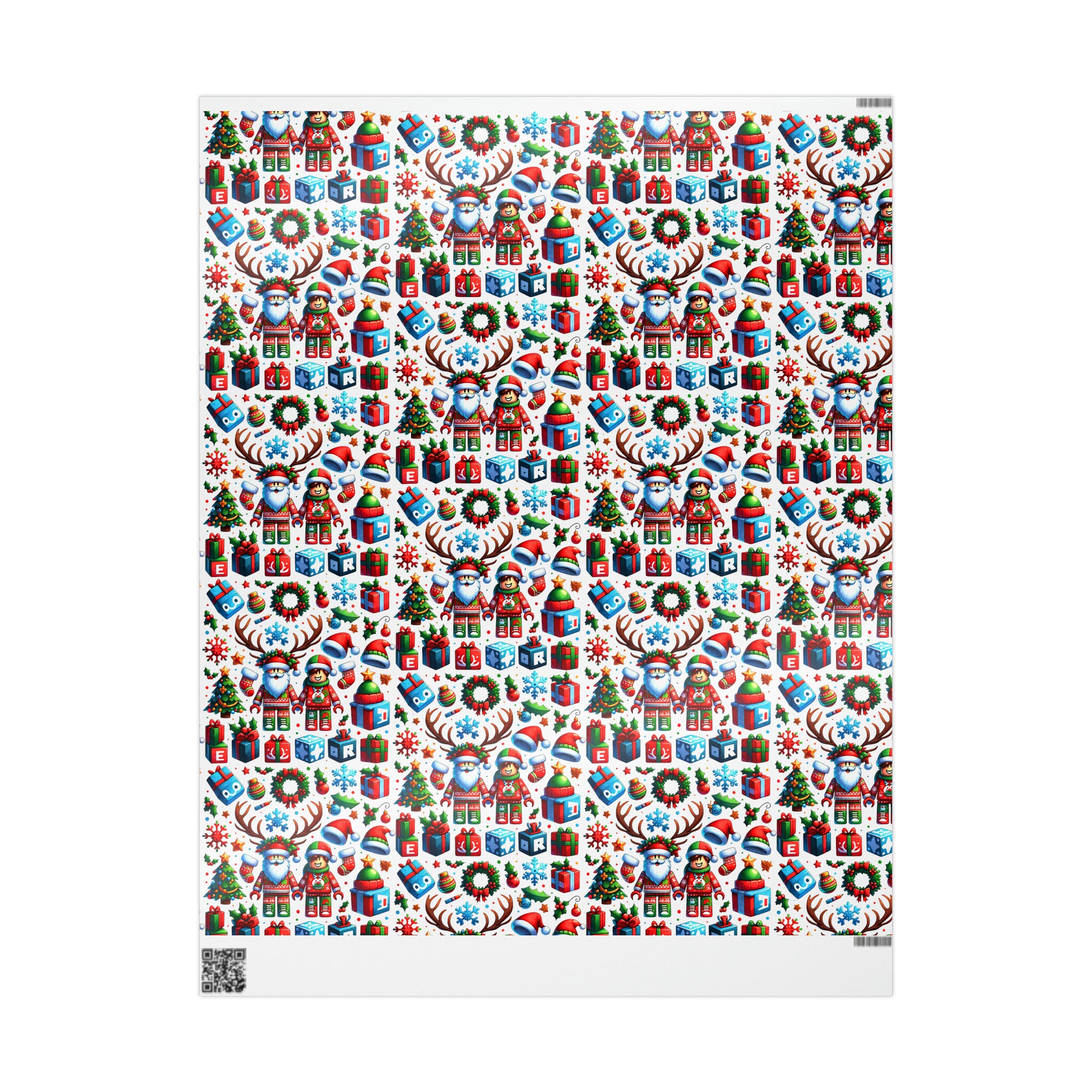 Roblox-inspired Christmas Wrapping Paper - Etsy