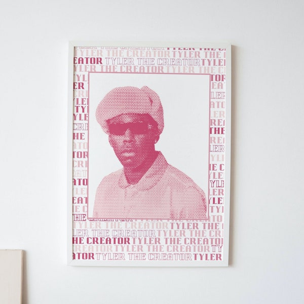 Pink Tyler the Creator Poster - Etsy