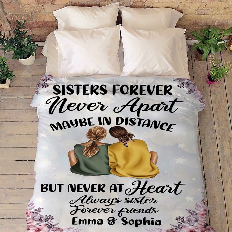 Sister Forever Never Apart, Always Sister Forever Friends, Personalized ...