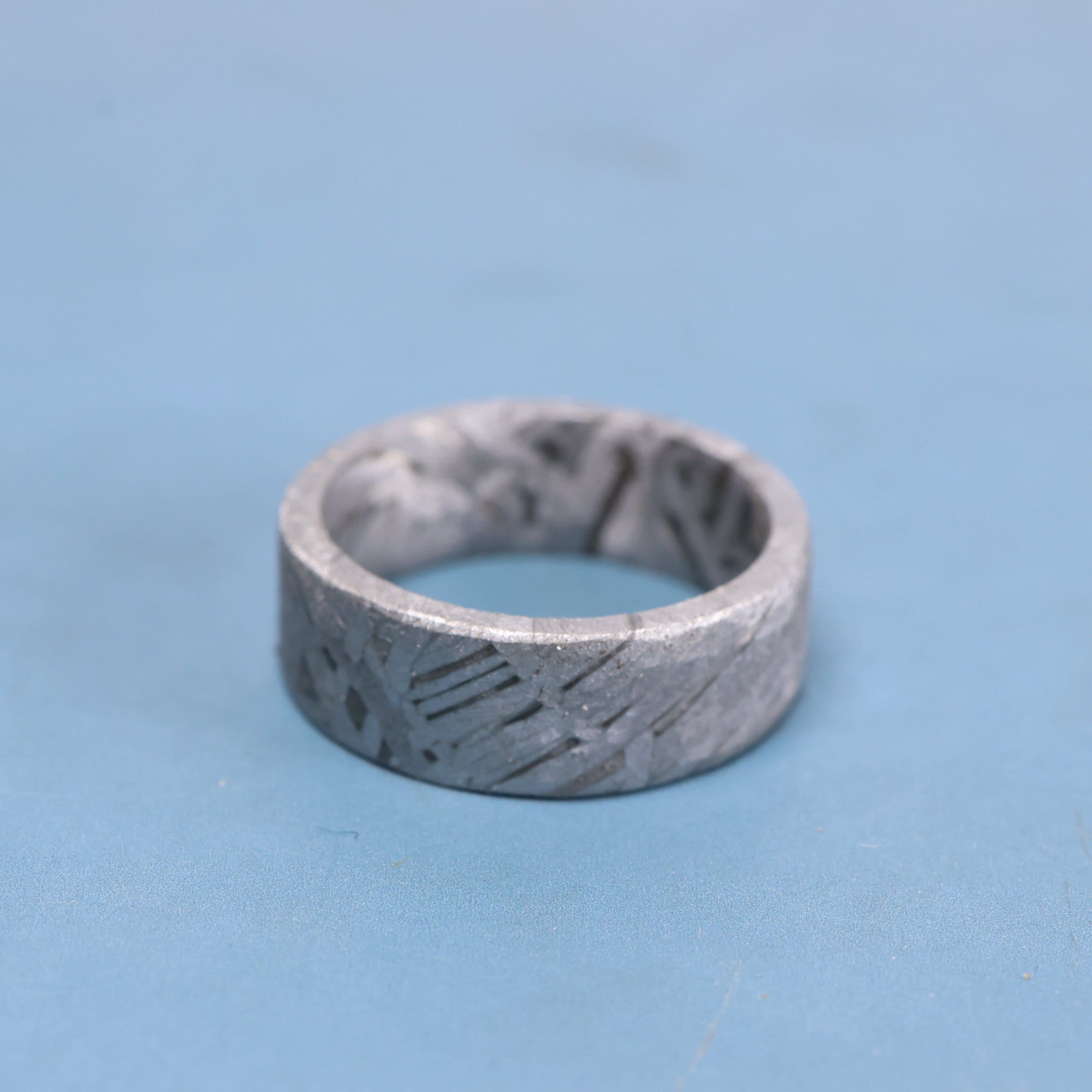 A Unique Iron Meteorites Ring ring Size Us: 5 Personalized Gifts Ring ...