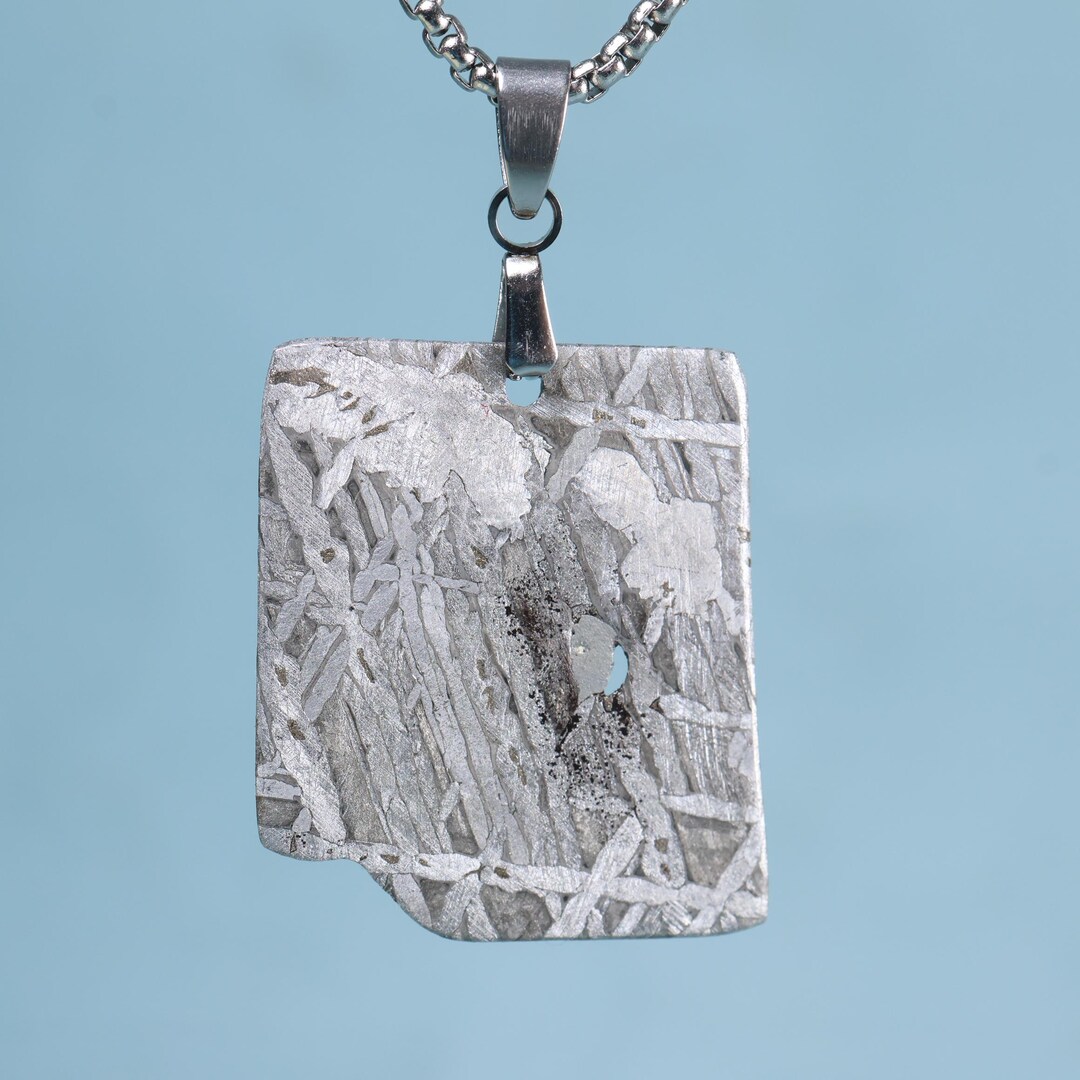 Meteorite Pendant,muonionalusta Natural Iron Meteorite Carved ...