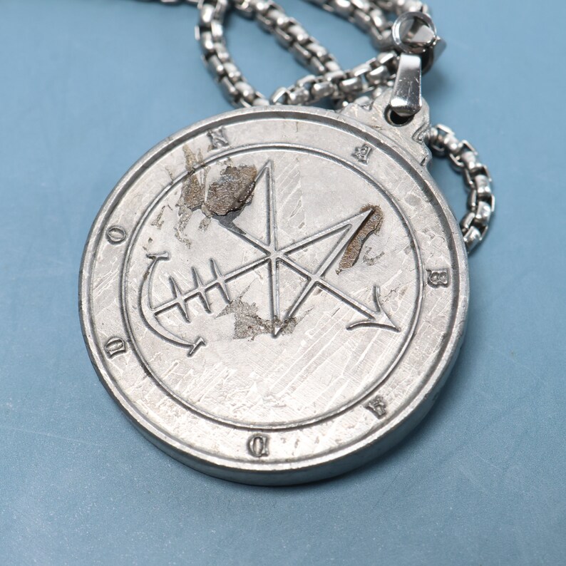 Sigil of Abaddon Sigil of Demons, Meteorite Carved Demon Sigil ...