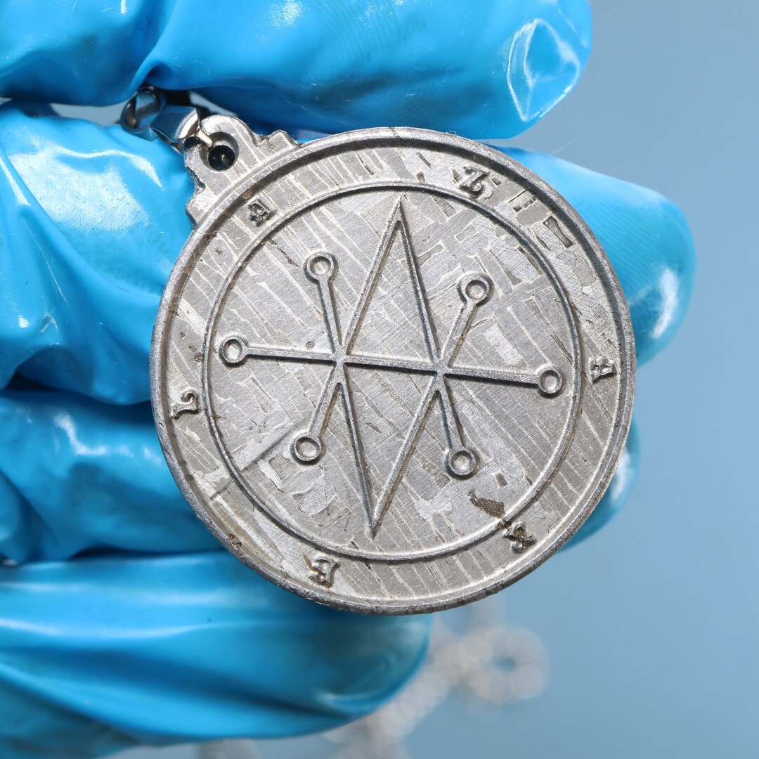 Sigil of Azazel Sigil of Demons, Meteorite Carved Demon Sigil ...