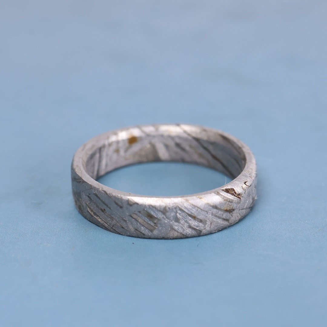Ring Size Us: 9.5 A Unique Ring Iron Meteorites Ring Gifts X405 - Etsy