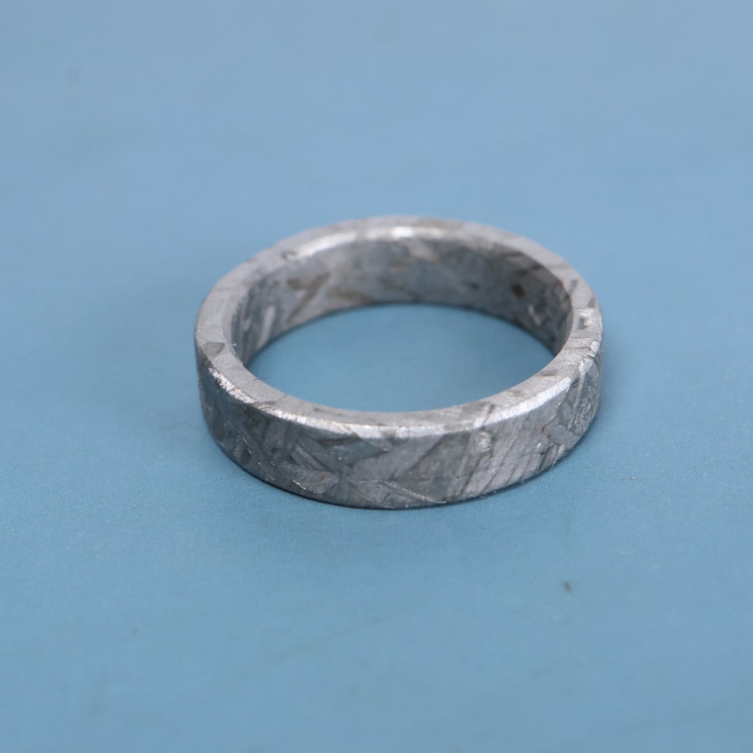 Ring US Size: 8) Unique Iron Meteorite Ring Gift Ring X712 - Etsy