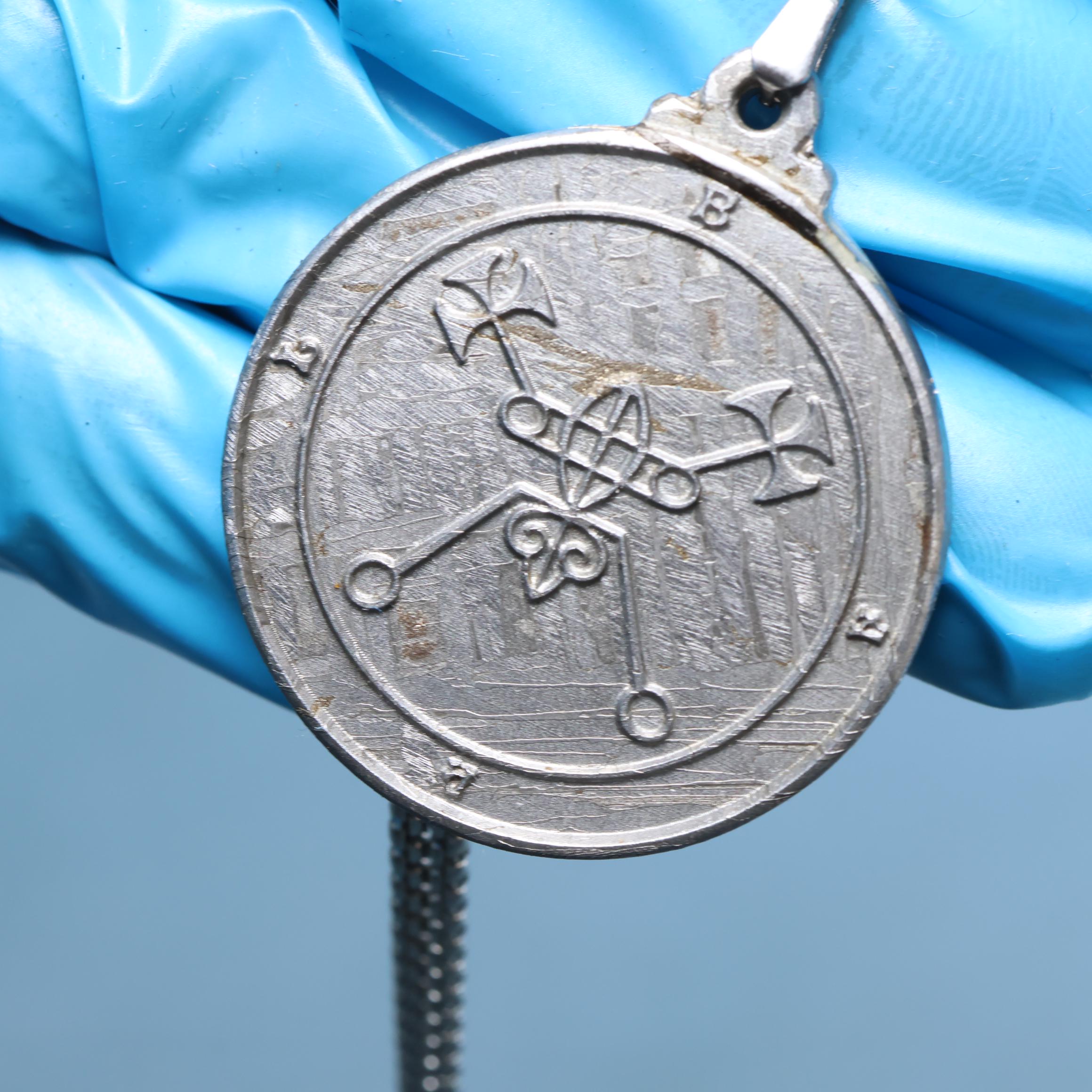 Sigil of King Bael Sigil of Demons, Meteorite Carved Demon Seal ...