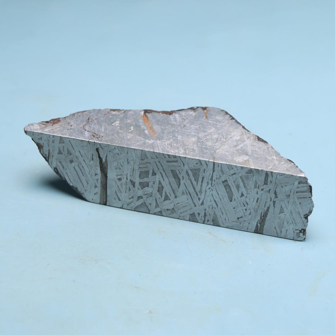 287G Natural Iron Meteorite Slice Specimen Section Iron Meteorite ...