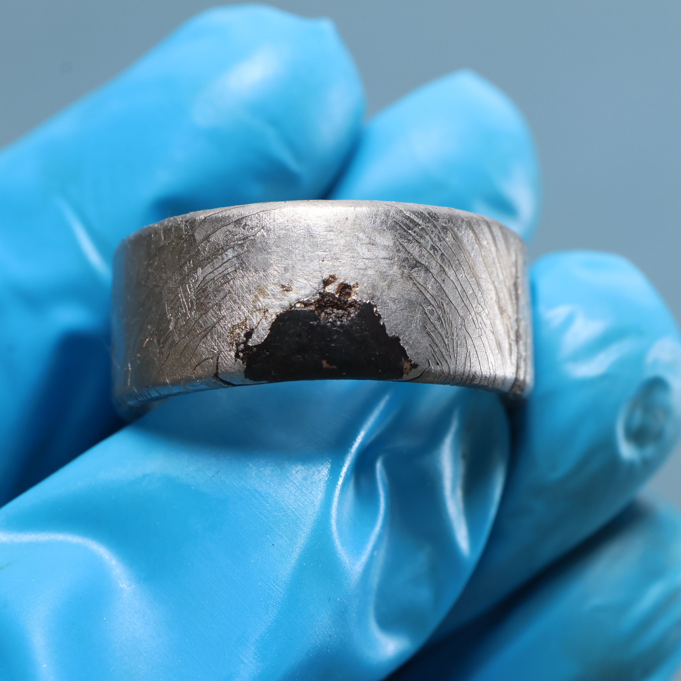 A Unique Iron Meteorites Ring ring Size Us: 11.25 Personalized Gifts ...