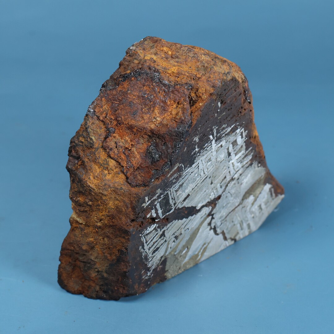 434G Natural Iron Meteorite Slices, Meteorite Raw Stones, Personalized ...