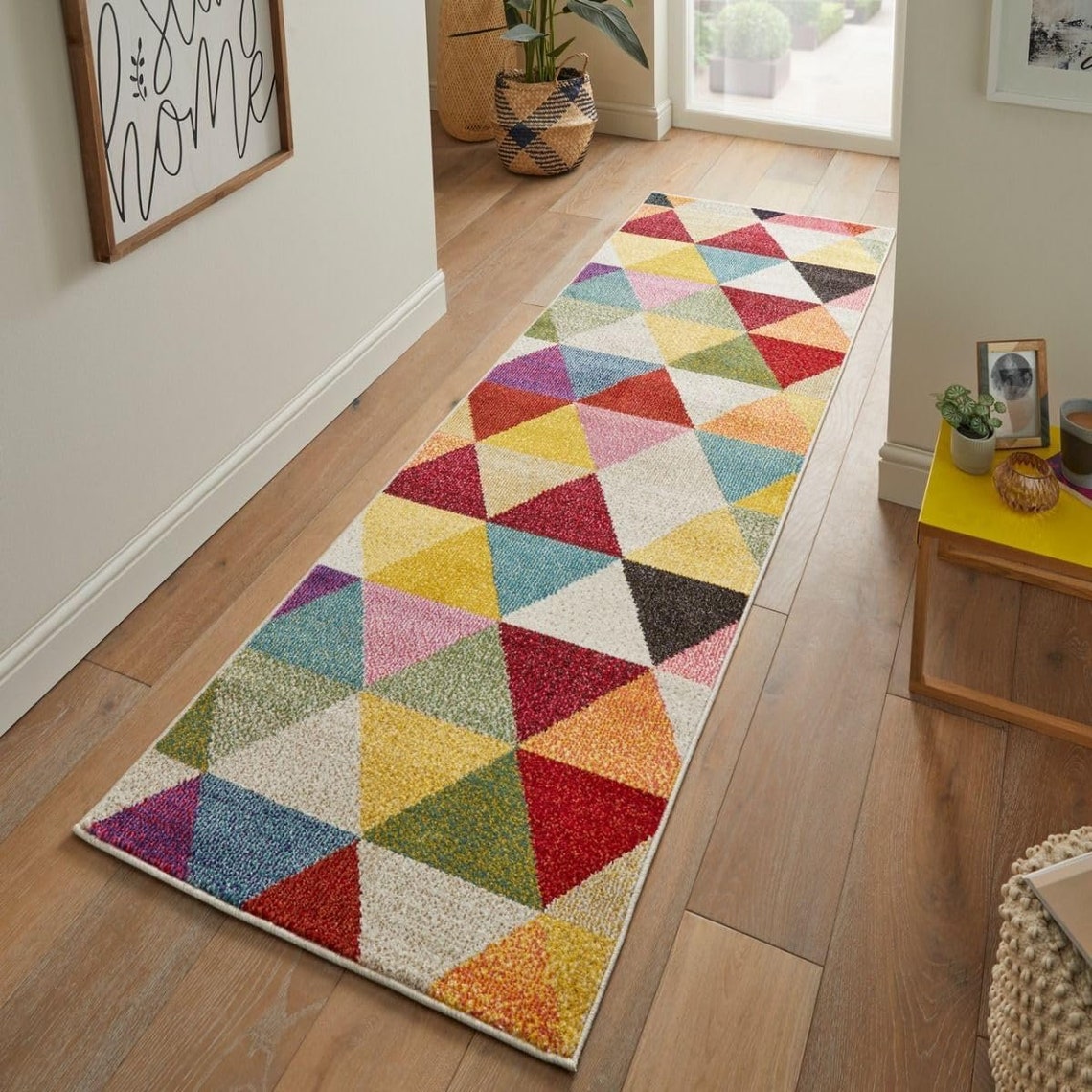 Carnaval Modern Rug for Living Room Bedroom Kitchen Bright Multi ...