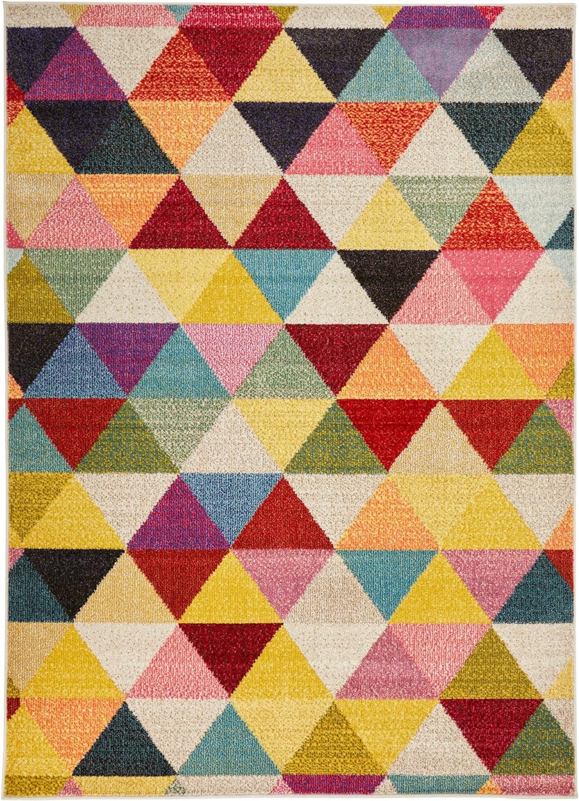 Carnaval Modern Rug for Living Room Bedroom Kitchen Bright Multi ...