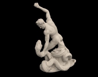Hercules Fight Statue - Etsy UK