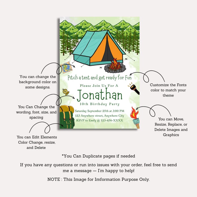 Editable Company Party Invite Card Template: Corporate, Business ...