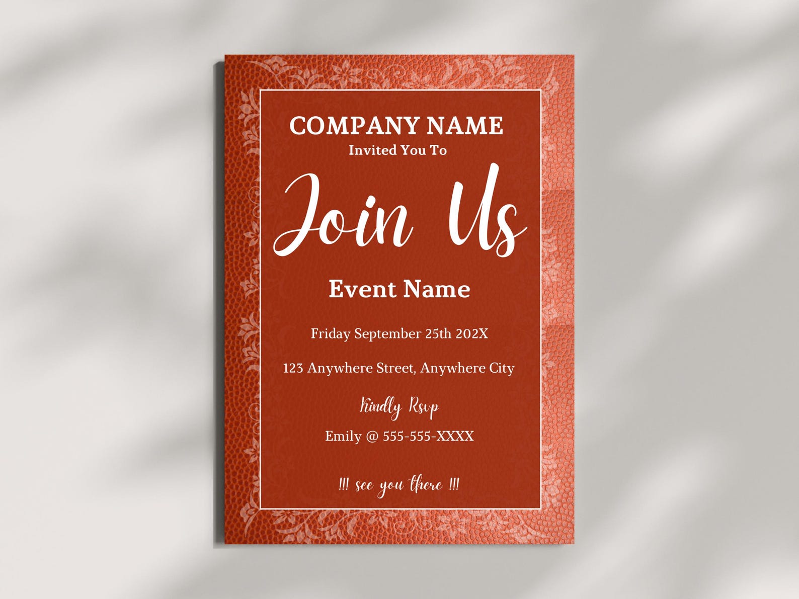 Business Special Event Invitation Template | Company Any Event ...