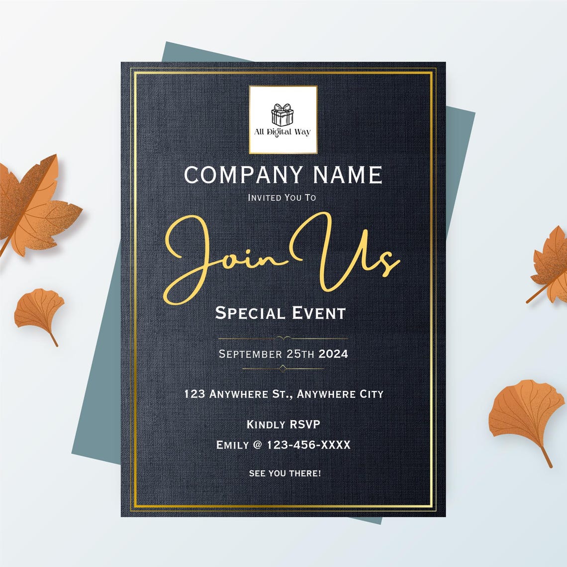Business Special Event Invitation Template | Company Any Event ...