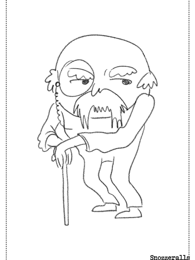 Snozzeralls Characters Colouring Pages: Adorable Kids Activity (digital ...