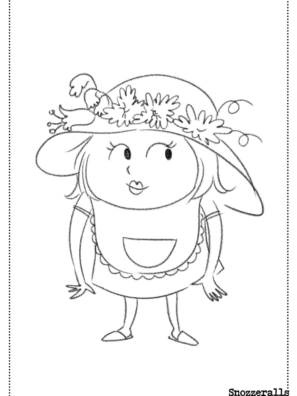 Snozzeralls Characters Colouring Pages: Adorable Kids Activity (digital ...