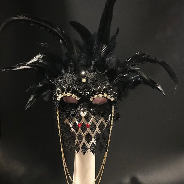 Feather Mask - Etsy