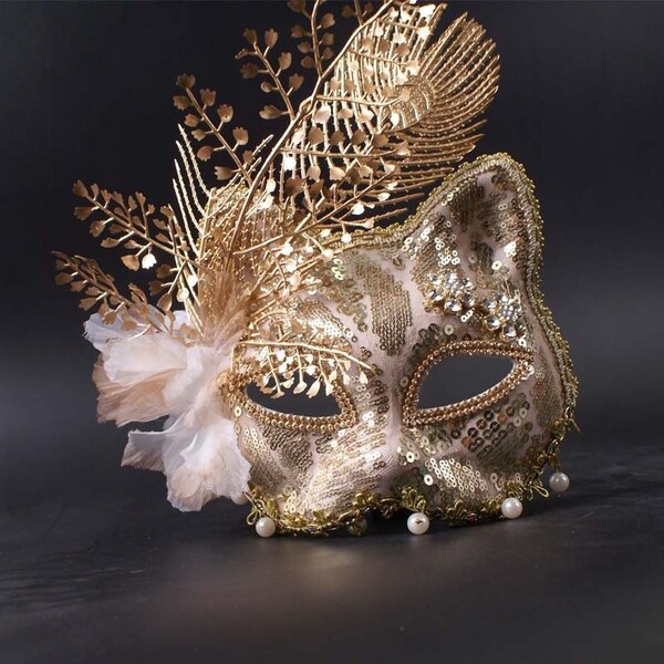 Gold Masquerade Mask - Etsy