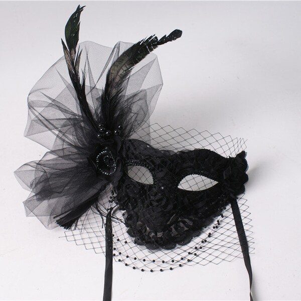 Feather Mask - Etsy