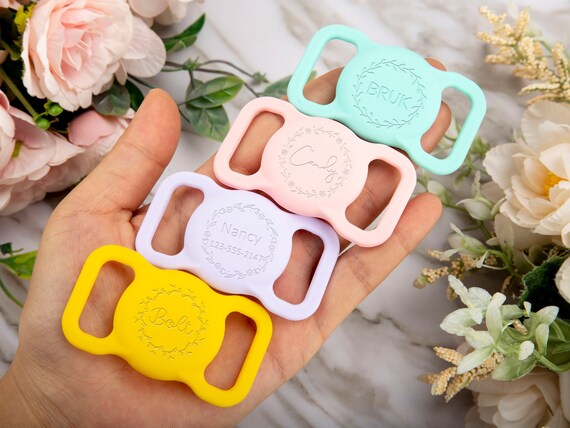 Personalized Silicone Dog Airtag Case Dog Tag Protective Case - Etsy
