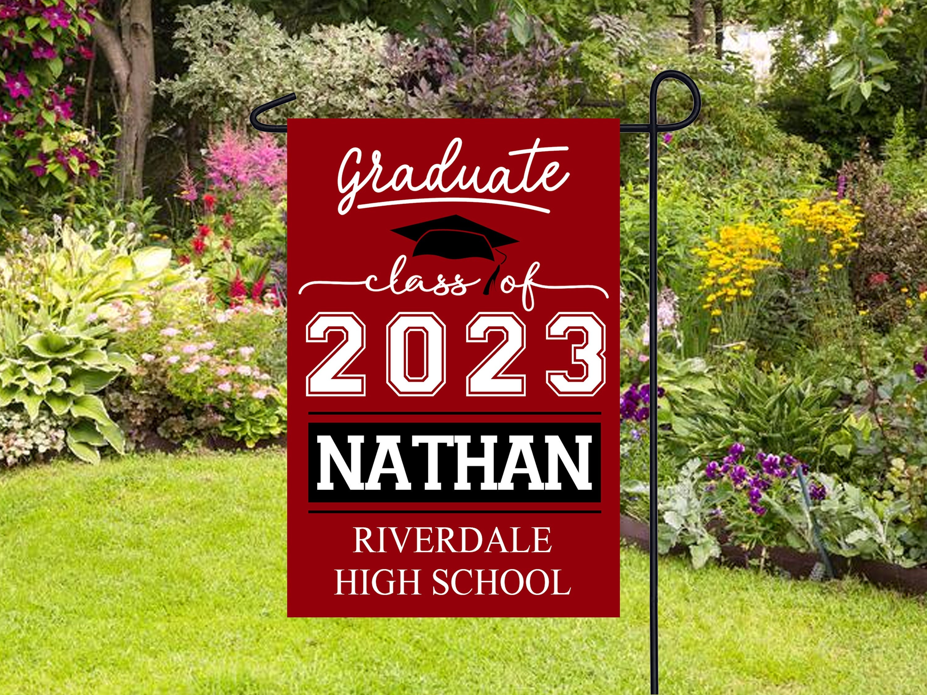 Bandera de graduación personalizada Bandera de graduación - Etsy México