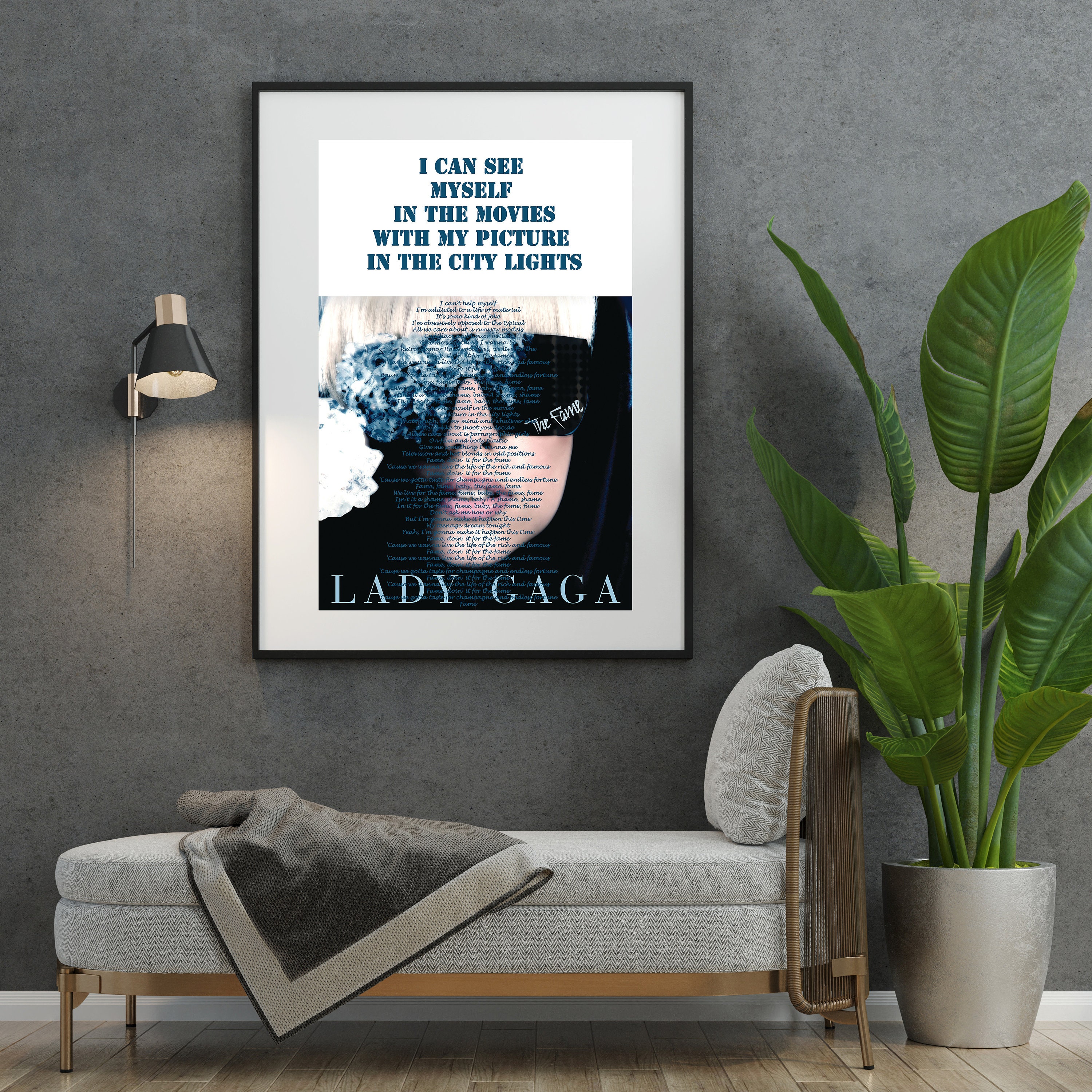 Lady Gaga The Fame Album Cover Back