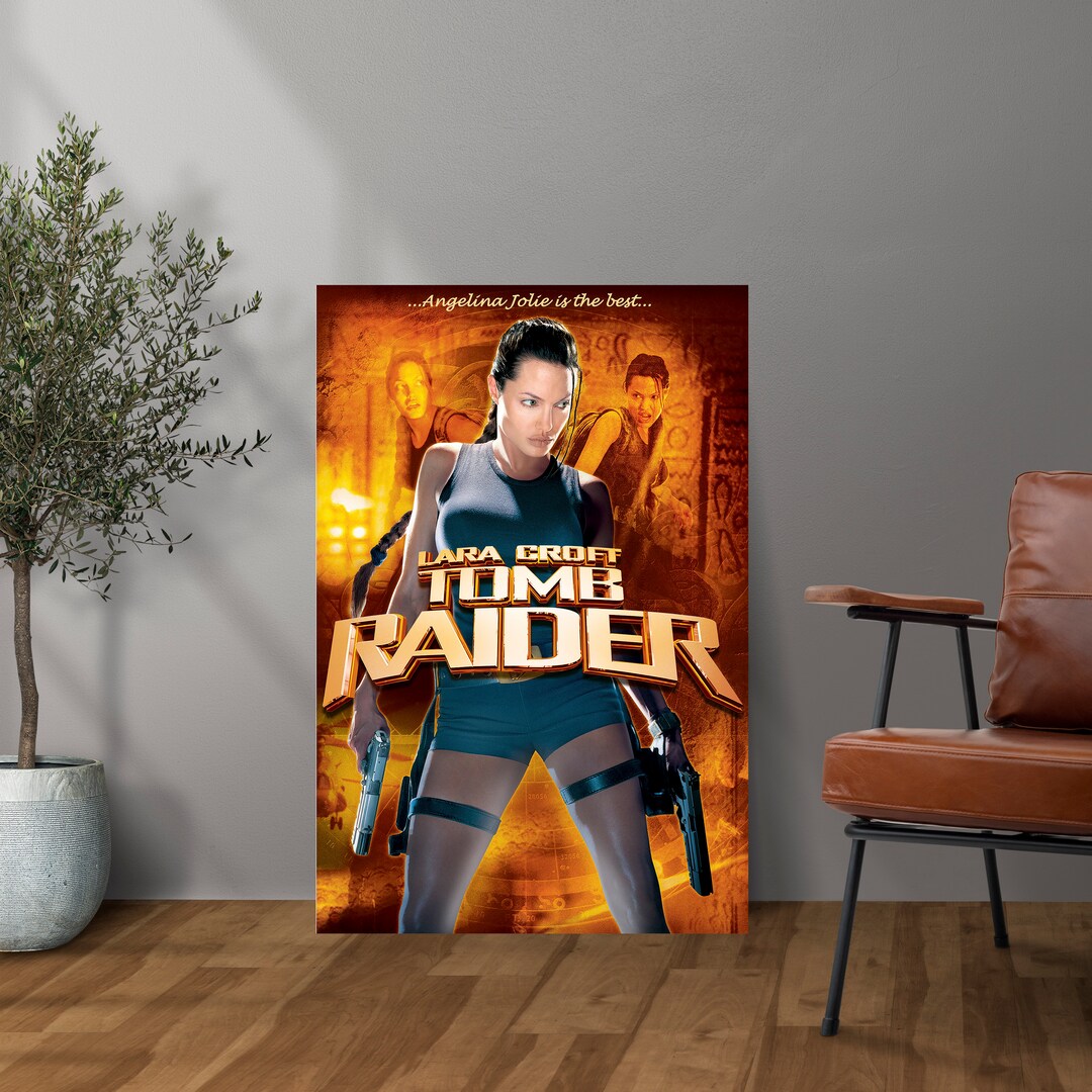 Lara Croft Poster Lara Croft Cover Tomb Raider Movie Poster - Etsy