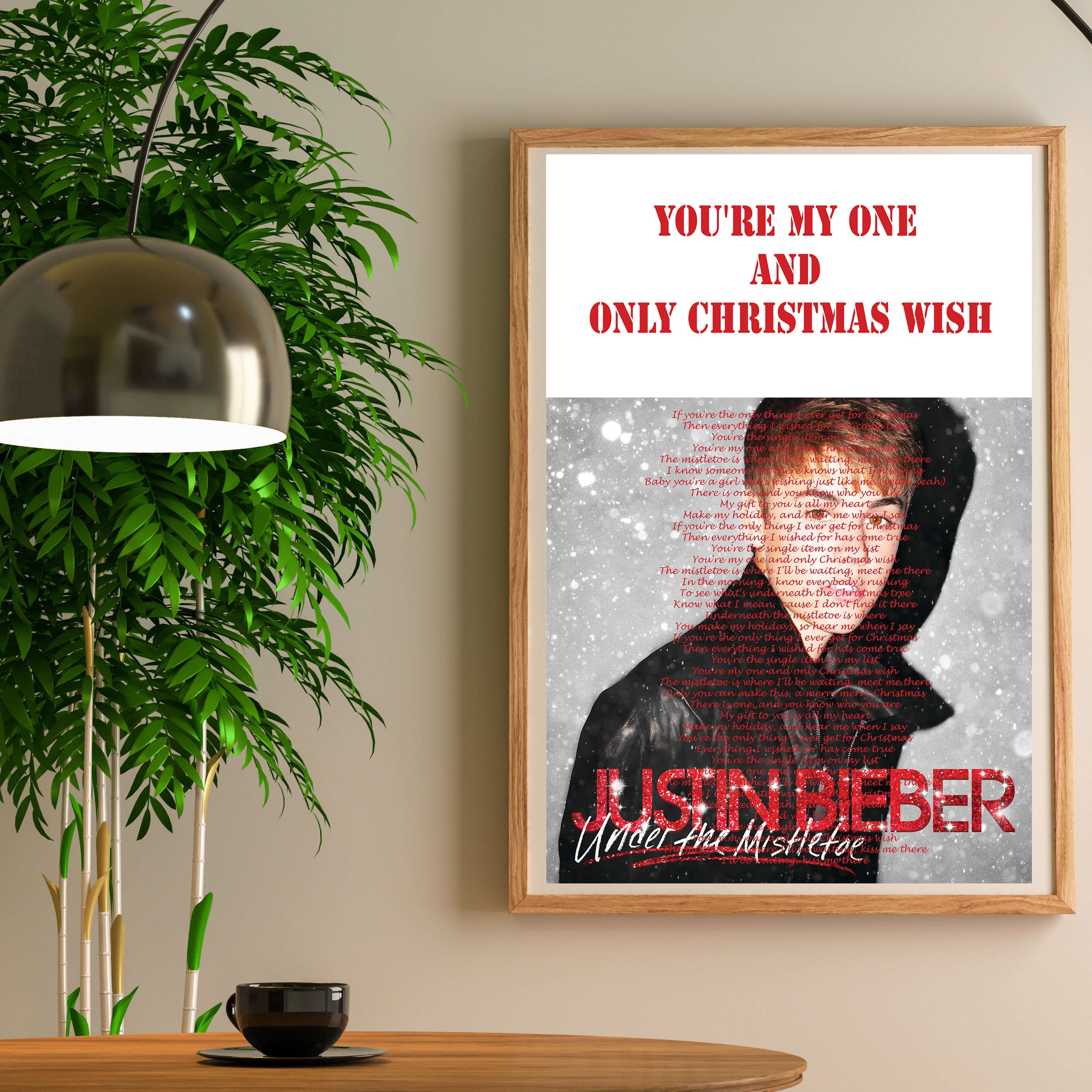 Justin Bieber Under The Mistletoe Album Cover