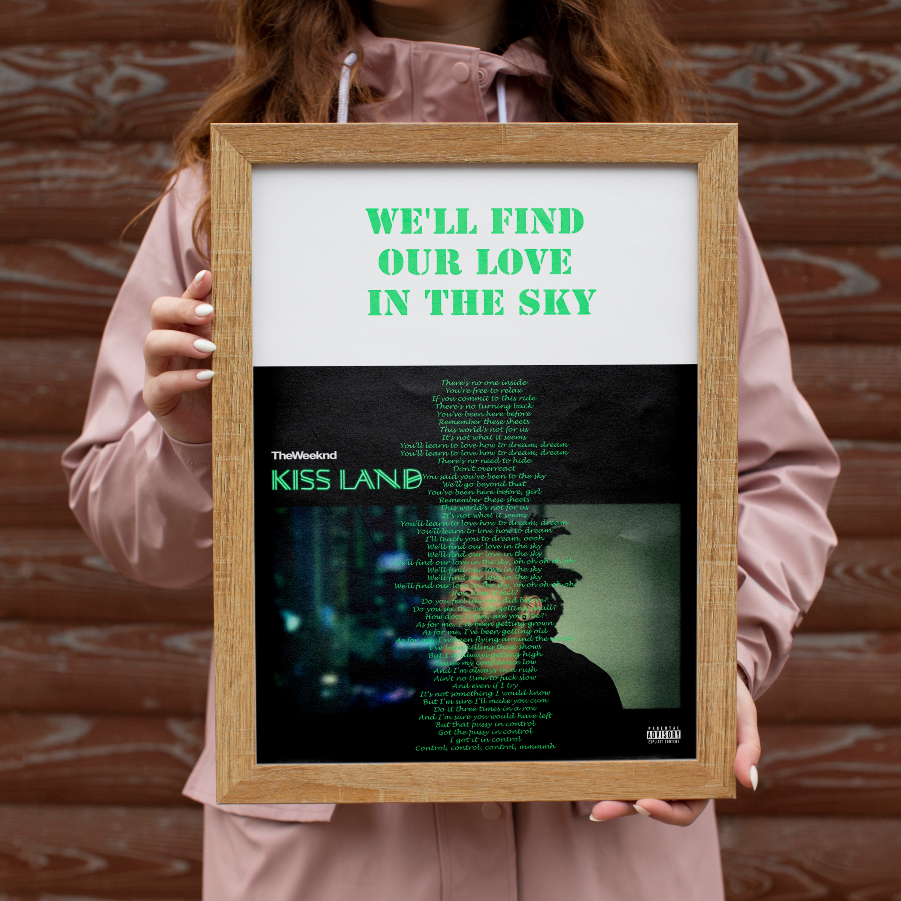 The Weeknd Album Poster Kiss Land Album Cover Love in the - Etsy