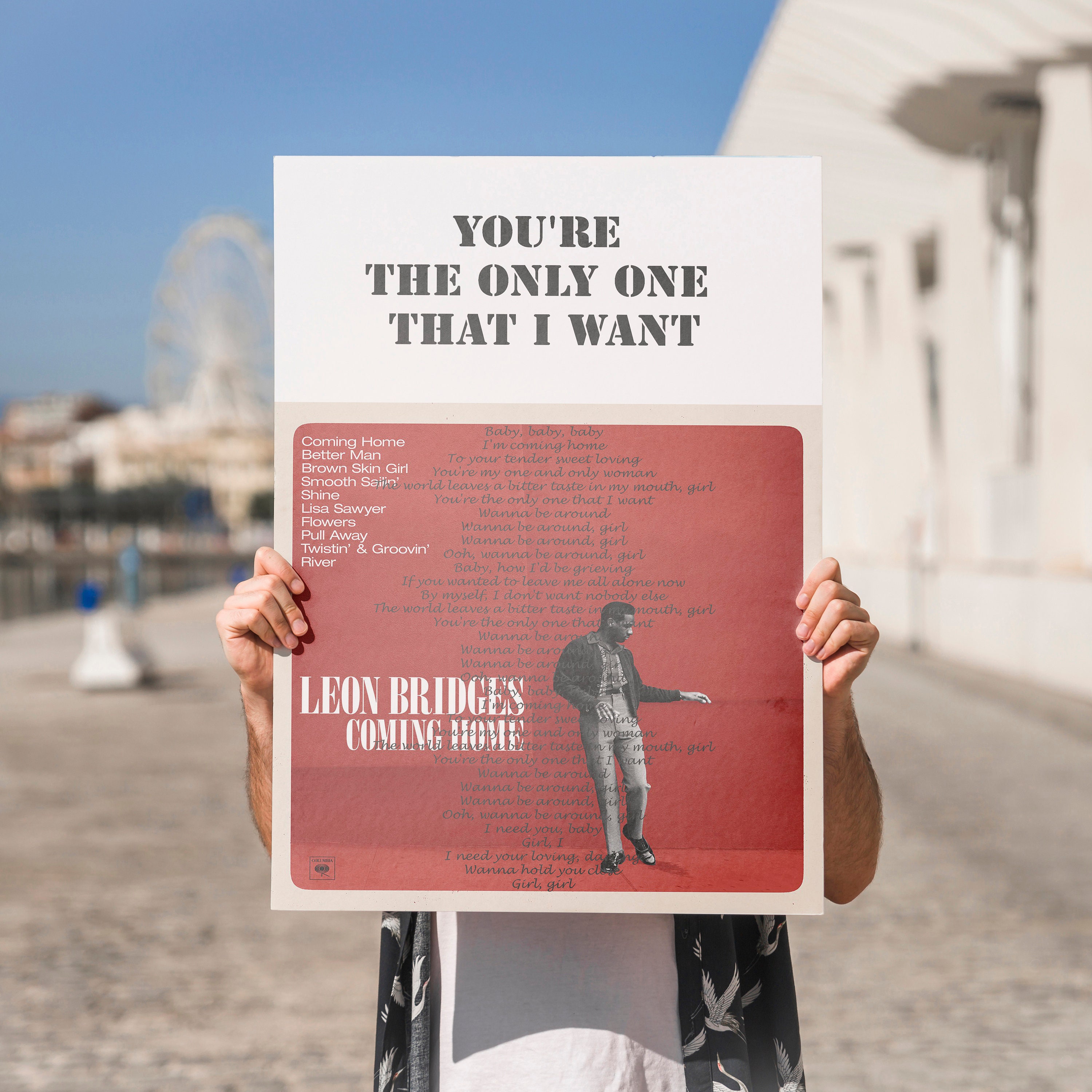 Coming Home Album Cover Leon Bridges Album Poster Music - Etsy