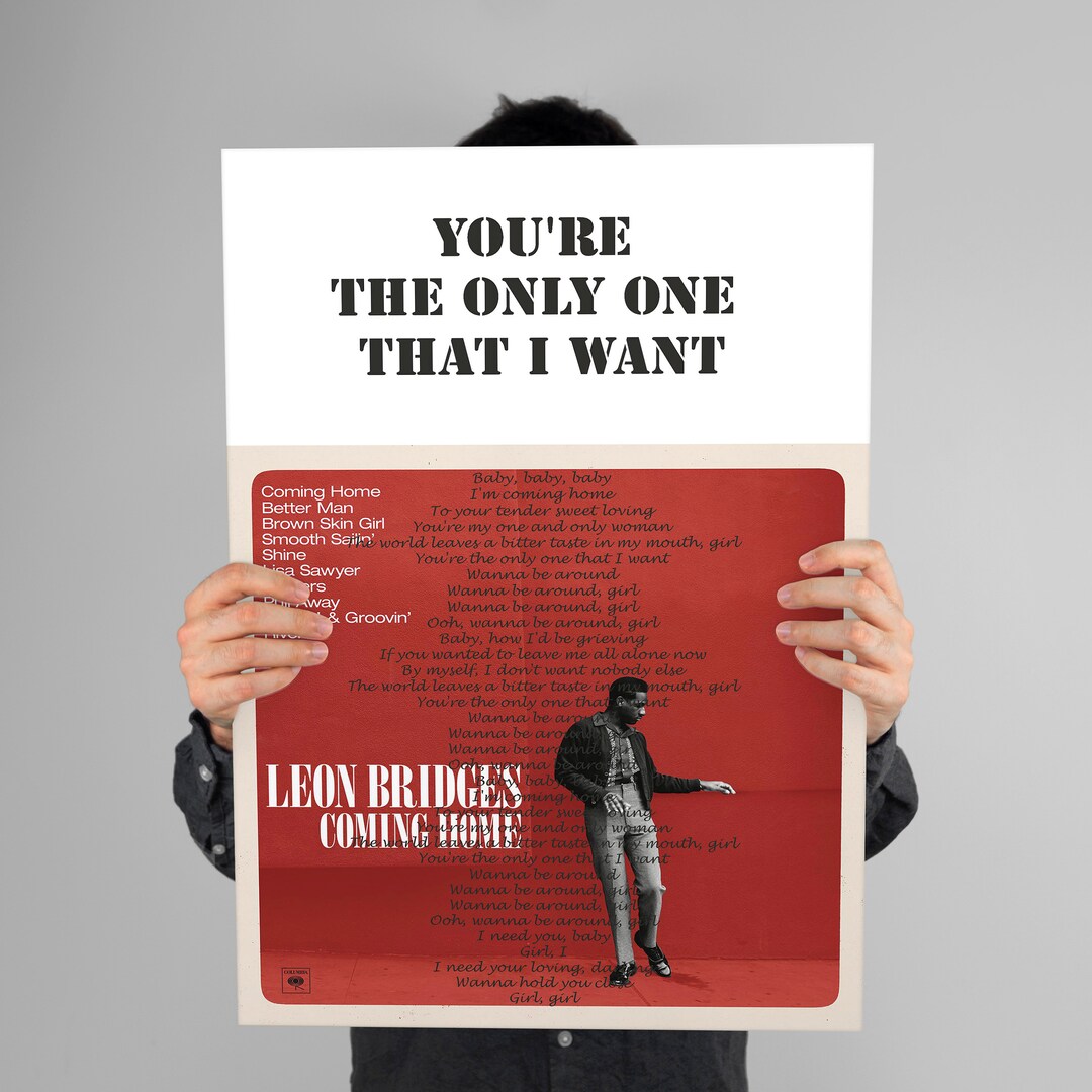 Coming Home Album Cover Leon Bridges Album Poster Music - Etsy